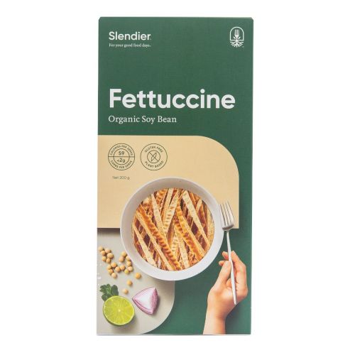 Slendier Organic Edamame Bean Fettuccine - 200g | Wholesome Market