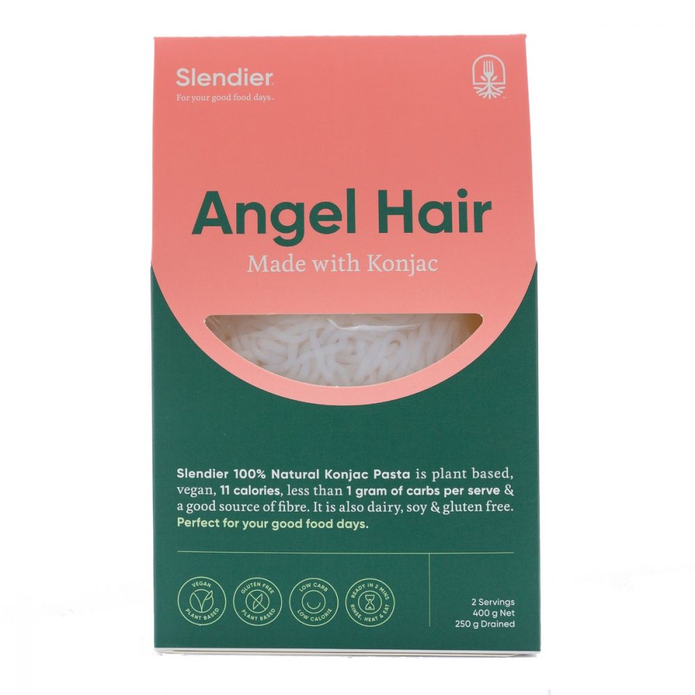 Slendier Konjac Pasta Angel Hair - 400g | Wholesome Market