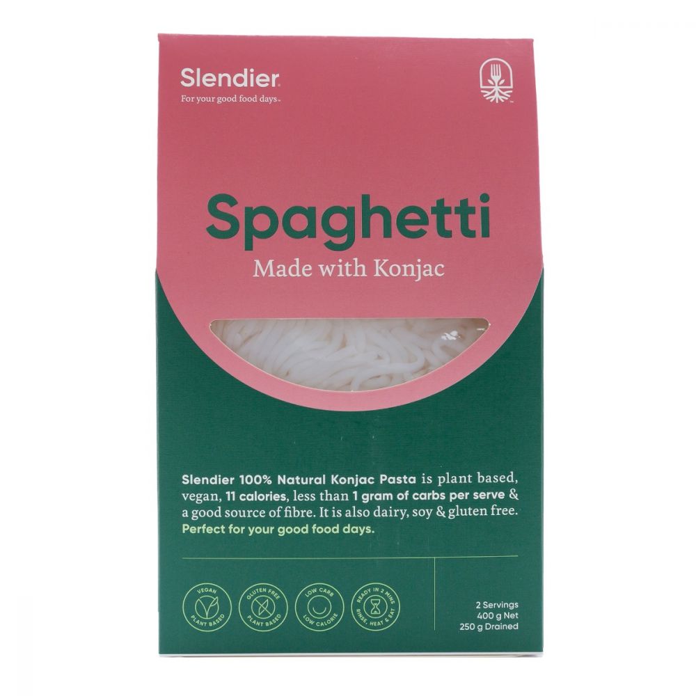 Slendier Konjac Pasta Spaghetti - 400g | Wholesome Market