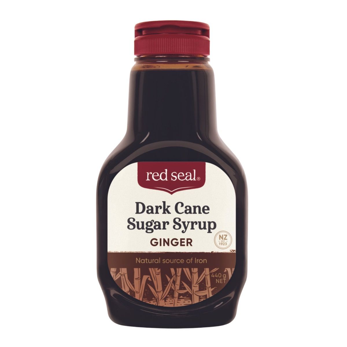 Red seal Dark Cane Sugar Syrup with Ginger 440g